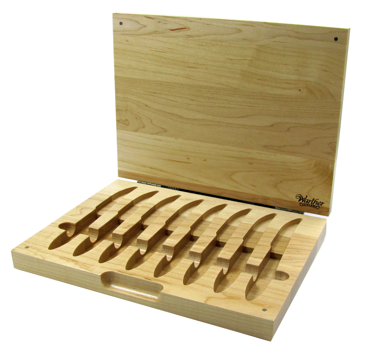 Steak Knife Wood Chest for 3" Steak Knives, Set of 8 (Empty)